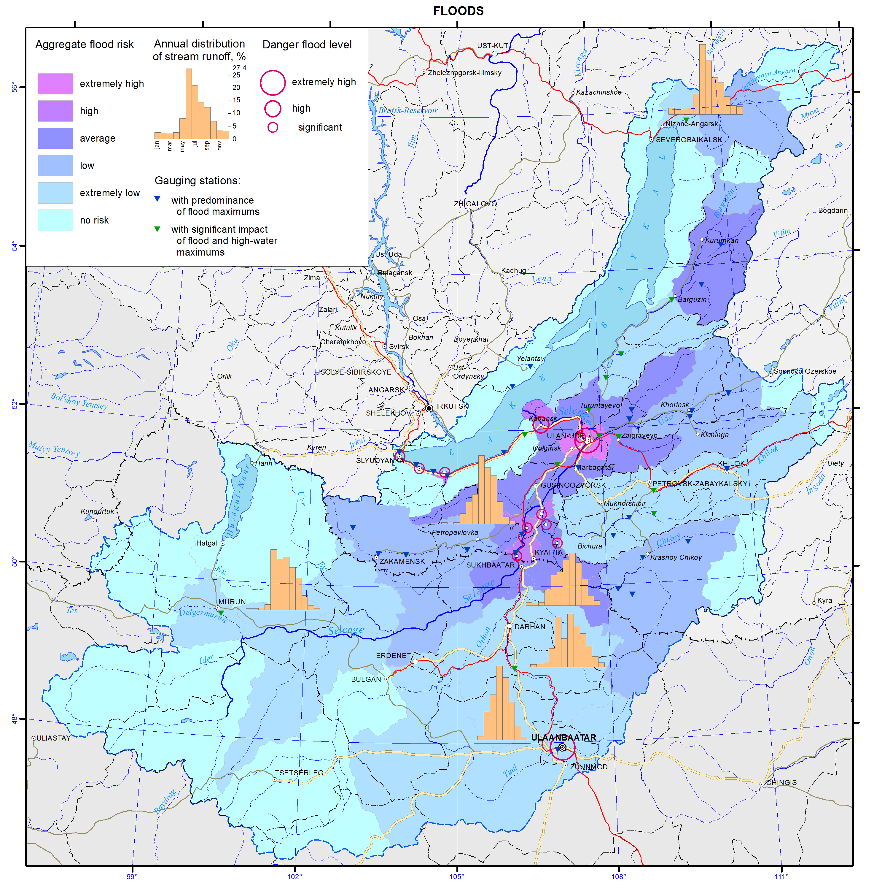 Floods map — English